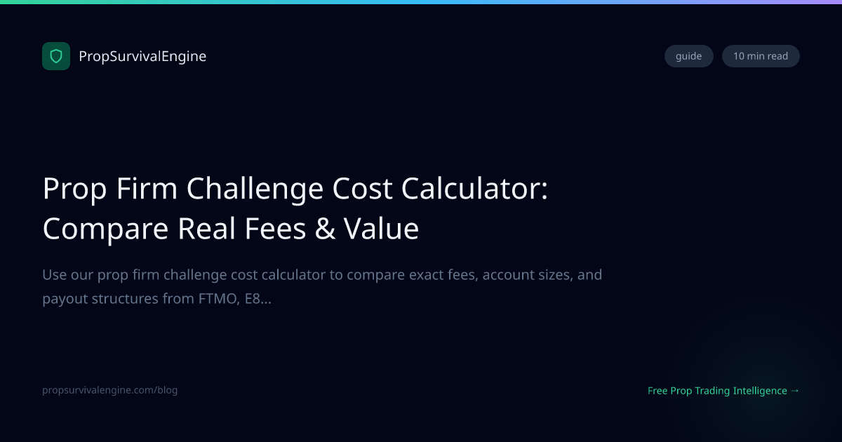 Prop Firm Challenge Cost Calculator: Compare Real Fees & Value ...